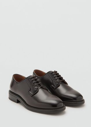 Mango Bl&uuml;cher-Anzugschuhe braun - Herren - 42 - MANGO MAN