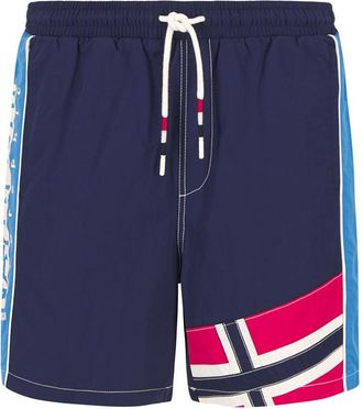 Napapijri Herren Badeshorts blau unifarben