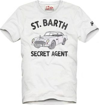 MC2 Saint Barth Homme, Tops, Blanc, Taille: 2XL Tshm001