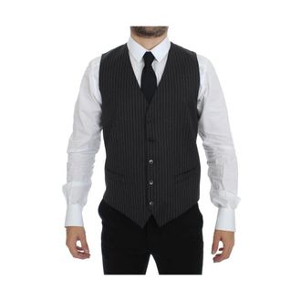 Dolce & Gabbana Einreihige Weste - - Suits - Herren - Grau - M