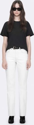 AllSaints Addi T-Shirt in verwaschenem Schwarz