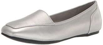 Easy Street Chaussures plates Thrill pour femme, Argent&eacute;, 37 EU Large
