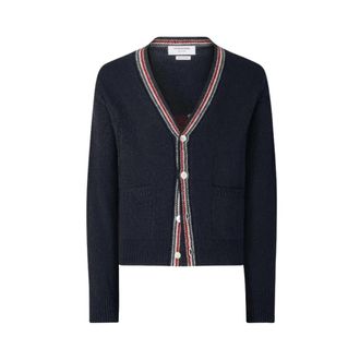 Thom Browne Hector Cardigan - - Knitwear - Herren - Blau - L