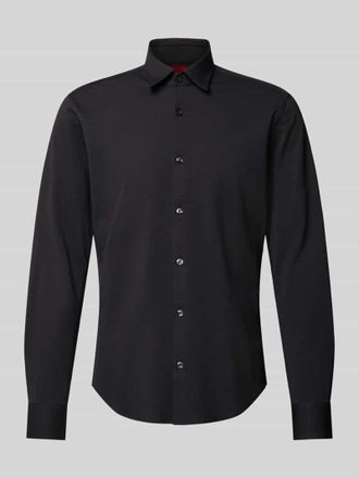 HUGO BOSS Slim Fit Businesshemd in Struktur-Optik Modell ERMO