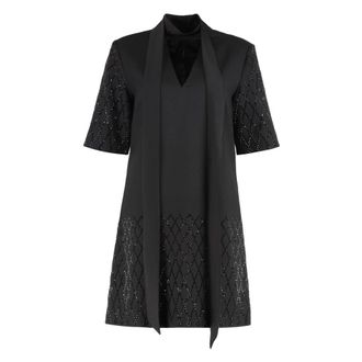 Pinko Lipogramma Kleid - - Dresses - Damen - Schwarzk - M