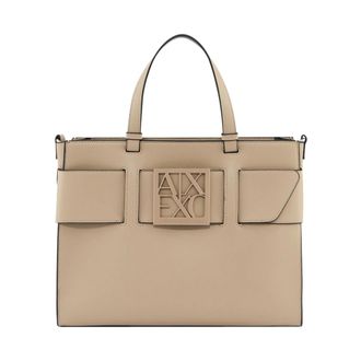A|X Armani Exchange Femme, Sacs, Beige, Taille: ONE Size Sac Shopper