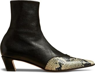 Khaite Femme, Chaussures, Noir, Taille: 38 EU Nevada Stretch Low Boot