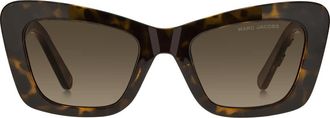 Marc Jacobs Marc Jacobs - Cat-Eye-Sonnenbrille in Havannabraun-Brown