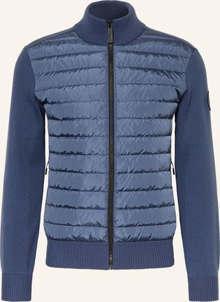 Canada Goose Strickjacke Hybridge Im Materialmix blau