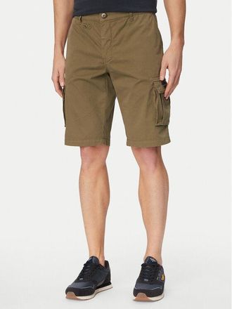 Aeronautica Aeronautica Militare Stoffshorts 261BE0066UCT01122 Gr&uuml;n Regular Fit