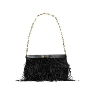 Michael Kors Feder-Pochette - - Bags - Damen - Schwarzk - ONE SIZE