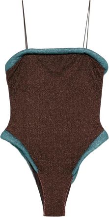 Os&eacute;ree Femme, Maillots de bain, Brun, Taille: 38 FR Lumi&egrave;re 60s Maillot