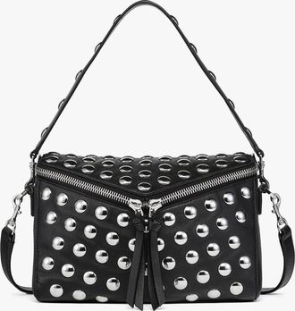 MCM Diamant 3D Schultertasche in Galactic-Gala-Lammleder