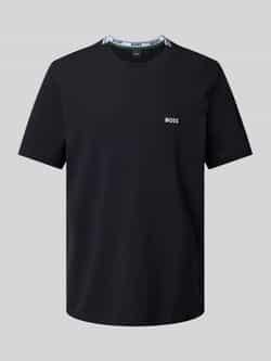 HUGO BOSS Regular Fit T-Shirt mit Label-Stitching Modell TADDY