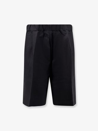 Laneus Viscose and linen bermuda shorts - LANEUS - gender_Man