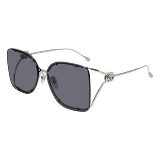 Gucci Oversize Square Sonnenbrille - - Accessories - Damen - Grau - 60 MM
