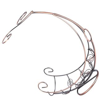 NUOBESTY jojofuny Kreativer Weinflaschenhalter aus Eisen In Piratenschiff Design Tisch Weinregal f&uuml;r Flasche und Zwei Gl&auml;ser Dekorativer Weinpr&auml;sentationsst&auml;nd