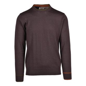 Bob Rundhals-Pullover - - Knitwear - Herren - Braun - L