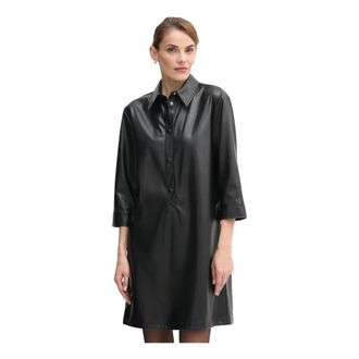 Benetton Mini Straight Dress - - Coats - Damen - Schwarzk - S