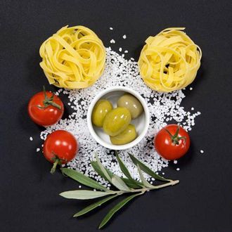 Eurographics Eurographics 20x20 DecoGlass, DG-UWE2117 Cucina It Pomodori E Spaghetti II Deco Glas 20 x 20, 20x20x1.7 cm