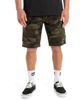 Quiksilver Herren Cargo Walk Shorts, Camouflage-Print Crucial Battle, (38W) UK