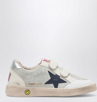 Golden Goose Ball Star sneakers in grey/white/beige/navy blue