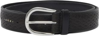 Orciani Homme, Accessoires, Noir, Taille: 100 CM Bull Soft Leather Belt