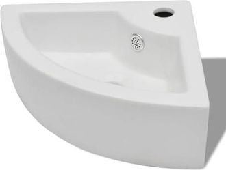 vidaXL Vasque à Poser Lave Main Céramique Lavabo Salle de Bain Salle dEau