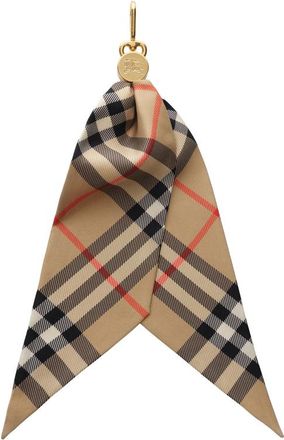 Burberry Check Silk Scarf Charm