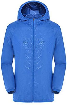 Generic Vestes d&eacute;contract&eacute;es pour femmes 2026 - Coupe-vent l&eacute;ger et imperm&eacute;able, bleu, M