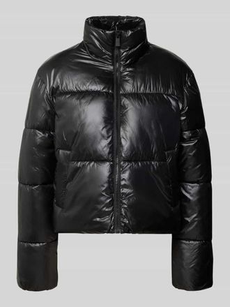 Pieces Steppjacke mit gl&auml;nzender Oberfl&auml;che