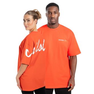 Smilodox T-Shirt Unisex Liquid Brail, Oversize Shirt mit gro&szlig;em Logo-Print, 100% Baumwolle, Atmungsaktives Funktionsshirt, locker geschnitten, Perfekter Stoff 