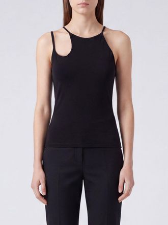 Alexander McQueen McQueen Top d&eacute;coup&eacute; en viscose &agrave; &eacute;paules d&eacute;nud&eacute;es