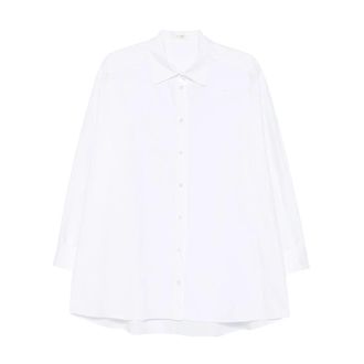 The Row Victoria Oversized Baumwoll-Popeline-Hemd - - Blouses & Shirts - Damen - Wei&szlig; - XS