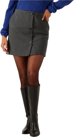 Moss Copenhagen Damen, R&ouml;cke, Grau, XSGr&ouml;&szlig;e