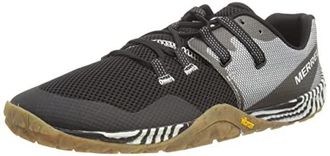 Merrell Trail Glove 6 Chaussures de Montagne pour Homme, Noir/Blanc, 43 EU