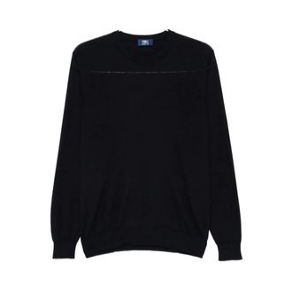 Fedeli Stylischer Pullover f&uuml;r M&auml;nner - - Knitwear - Herren - Blau - 3XL