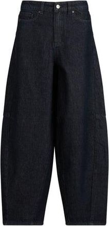 Object Jean barrel Elsa en denim de coton m&eacute;lang&eacute;