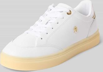 Tommy Hilfiger Sneaker aus echtem Leder mit Logo-Details
