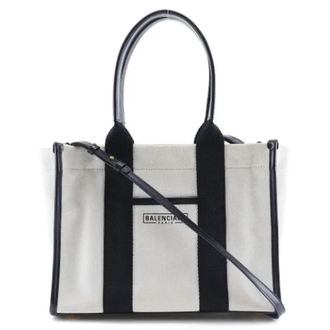 Balenciaga Pre-owned Canvas schultertasche - - Pre-owned - Damen - Wei&szlig; - ONE SIZE