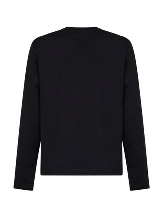 Ami Mens T-Shirt Ami De Coeur Black Cotton T-Shirts And Polos