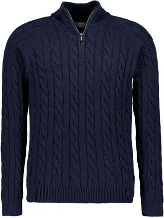 N.Z.A. Herren Pullover blau unifarben