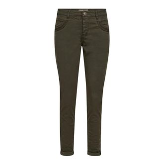 Mos Mosh MOS Mosh, Femme, Pantalons, Vert, Taille: W32 Pantalon slim