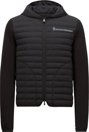Moncler Moncler Sweat Zipp&eacute; En Coton Matelass&eacute;, Homme, Noir, Taille: Xxl