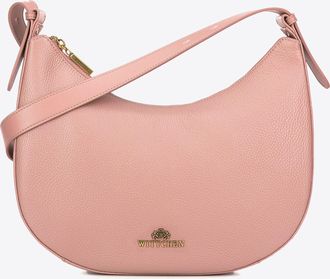 Wittchen Damen-Baguette-Handtasche aus Leder, Rosa, Naturleder