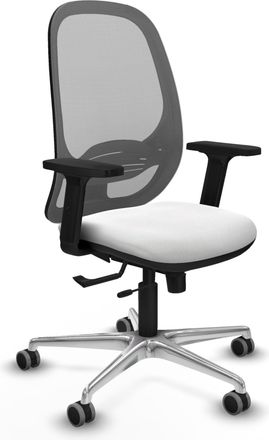 Piqueras y Crespo B&uuml;rostuhl mit h&ouml;henverstellbaren Armlehnen, h&ouml;henverstellbare Lendenwirbelst&uuml;tze, ausgestattet mit Syncro/Traslack und Schneideschaum, mit Rollen von 