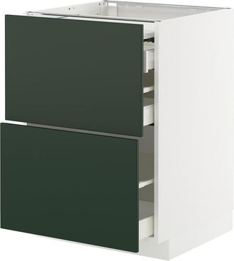 IKEA METOD / MAXIMERA Unterschr auszb Arbeitsfl/3 Schubl