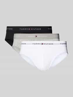 Tommy Hilfiger Slip aus Baumwoll-Mix im 3er-Pack