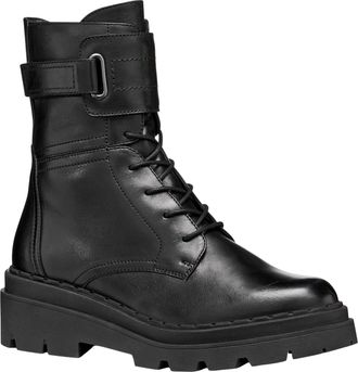 Geox Damen D FELLENY Ankle Boot, Black, 37.5 EU