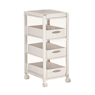 Generic Schlanker Aufbewahrungswagen, Gew&uuml;rz-Organizer Mit 3/4/5 Ebenen, Rollwagen, L&uuml;cken-Aufbewahrungsregal Mit Ausziehbarer Schublade, for Enge Badezimmerp